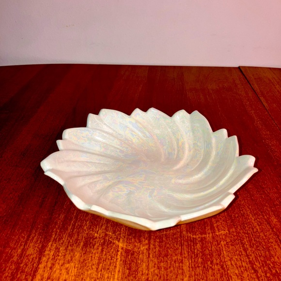 Art | Vintage Iridescent Lusterware Ceramic Lotus Flower Trinket ...